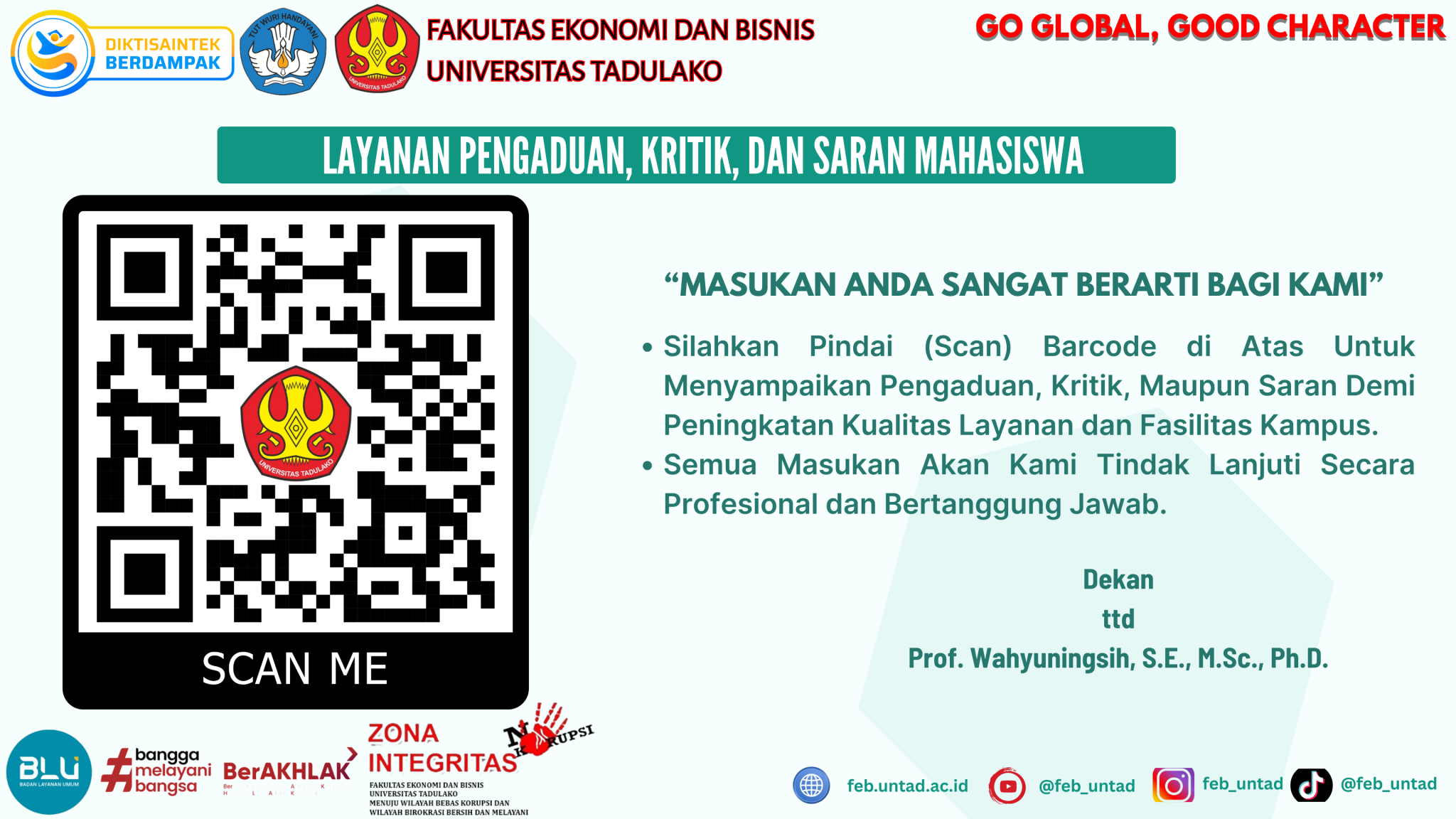 FEB Universitas Tadulako Gelar Pembekalan Program FEB Berdampak dan ...